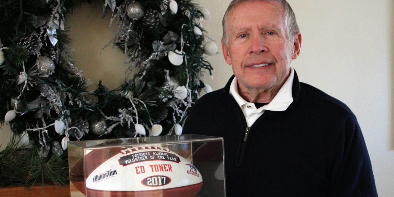 Patriots show gratitude to Eddie Toner - Itemlive : Itemlive