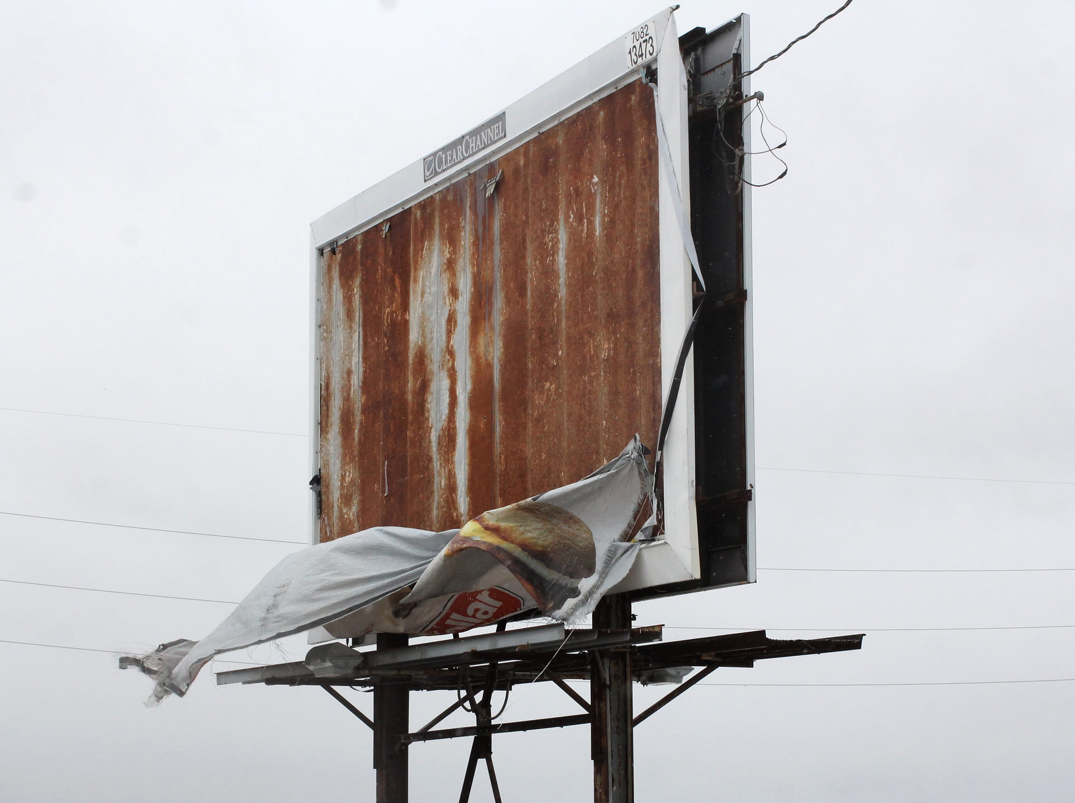 Three (destroyed) billboards inside Revere, Massachusetts - Itemlive