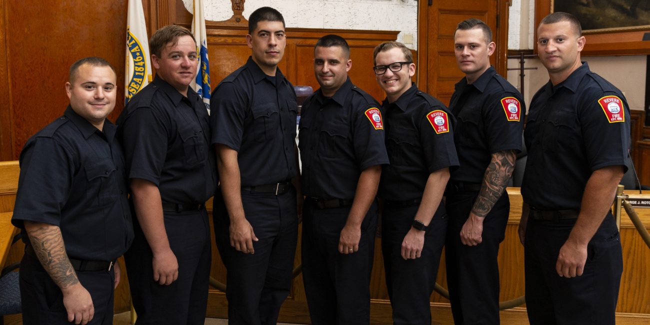 7 new Revere firefighters sworn in - Itemlive : Itemlive