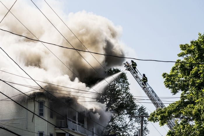 Five-alarm fire damages six buildings in Revere - Itemlive : Itemlive