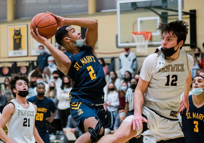 St. Mary's boys basketball finishes regular season as No. 1 team in ...