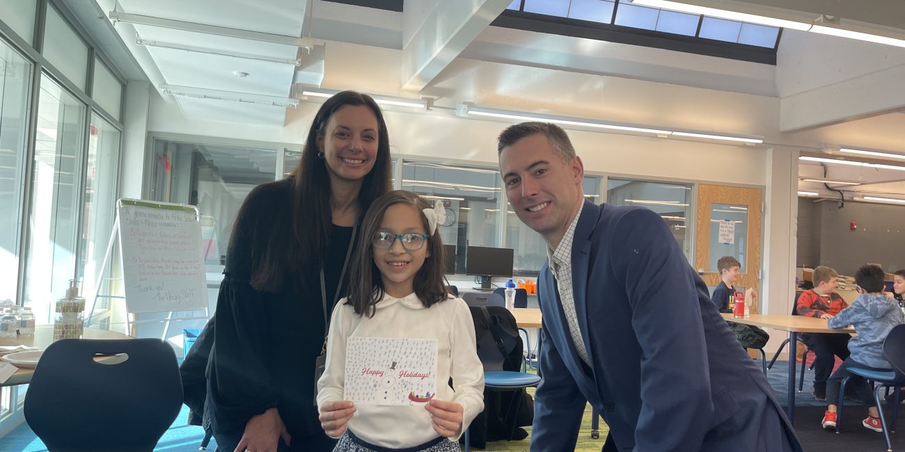 Crighton visits Belmonte STEAM Academy to announce art contest winner ...