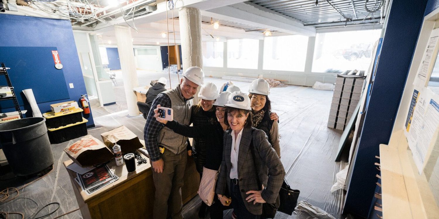 Abbot Library Foundation gets a first look at renovations - Itemlive ...